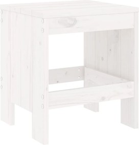 3dílný zahradní bistro set bílý masivní borové dřevo 3157704