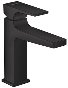 Hansgrohe Metropol, umyvadlová baterie 110 s výpustí Push-Open, černá matná, 32507670