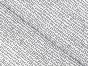 Biante Bavlněný povlak na polštář s lemem Sandra SA-061 Nepravidelné tvary na bílém 45 x 45 cm