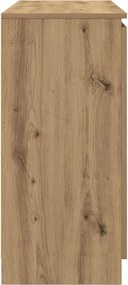 Příborník se zásuvkami Artisan Dub kompozitní dřevo 3328452