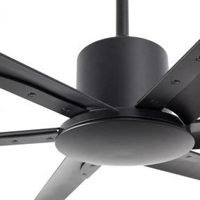 FARO 33414A ANDROS XL stropní ventilátor, černá s DC motorem - FARO