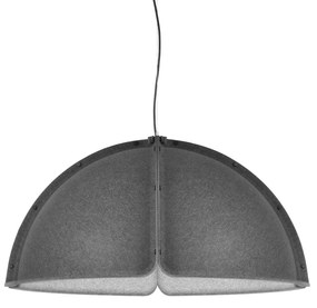 LED závěsné světlo Hood 1x23W Ø120cm tmavě šedé