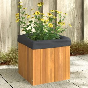 Zahradní truhlík 35 x 35 x 35 cm masivní akáciové dřevo - Default Title