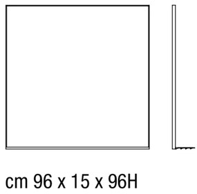 Horm designová zrcadla Gill (96 x 96 cm)