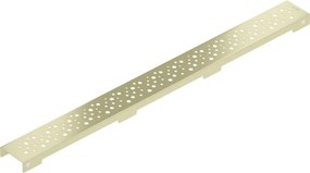 Mexen Flat M12 kryt pro lineární odtok 50 cm, kartáčovaná zlatá - 1A21050