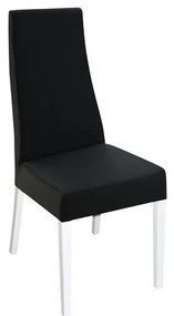 Židle JK63A, Barva dřeva: bílá, Potah: ekokůže Soft 010