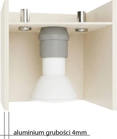 Sollux Lighting Stropní svítidlo QUAD 1 béžové