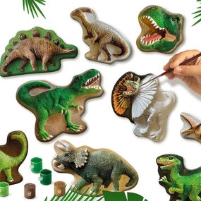 SES CREATIVE Odlévání a malování ze sádry set s formičkami dinosauři 01403
