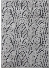 Vopi | Kusový koberec Ragusa 1810 27 stříbrno-antracitový - 100 x 140 cm
