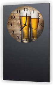 Tabule 90x60 cm Na Magnety Z Cestování Křídová magnetická Hodinky pivo