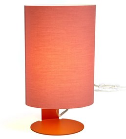 Hravá stolní lampička Clipam Barva nohy: Terracotta, Barva stínítka: Siena