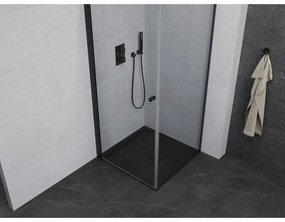 Mexen Pretoria sprchový kout 70x70cm, 6mm sklo, černý profil-čiré sklo, 852-070-070-70-00