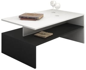 Expedo Konferenční stolek BELLEZA, 100x45x60, white/white gloss