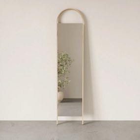 Zrcadlo ve dřeveném rámu 45x196 cm Umbra BELLWOOD - přírodní