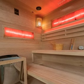 BPS-koupelny Finská sauna Relax  180x160, 4-5 osob