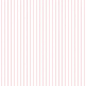 ICH Wallcoverings Papírová tapeta, bílé a růžové pruhy, proužky 462-3 rozměry 0,53 x 10,05 m