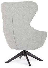 BIZZOTTO Otočné křeslo HAILEY šedé 0733499