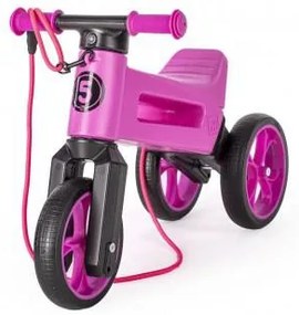 Teddies Odrážedlo Funny Wheels Rider SuperSport 2v1+popruh Fialové