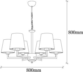Černé závěsné svítidlo s textilním stínidlem Profil – Opviq lights