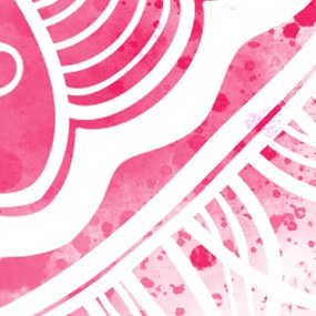 Malvis ® Tapeta Mandala růžová Vel. (šířka x výška): 432 x 290 cm