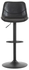 Autronic Barová židle Židle barová, černá ekokůže, kov černá (AUB-714 BK)