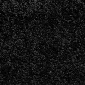 Schodové rohože 15 ks 56 x 17 x 3 cm černé, půlkulaté 133893