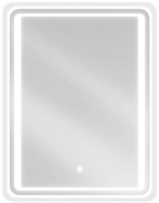 Mexen Zusa, LED koupelnové zrcadlo s podsvícením 60x80 cm, 6000K, ochrana proti zamlžování, 9808-060-080-611-00