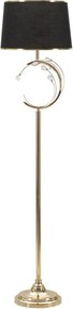 Stojací lampa Bruxelles 160 cm černá/zlatá