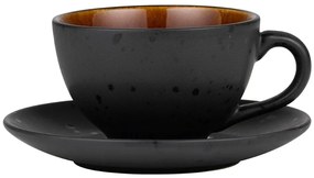 Bitz Šálek s podšálkem Black/Amber