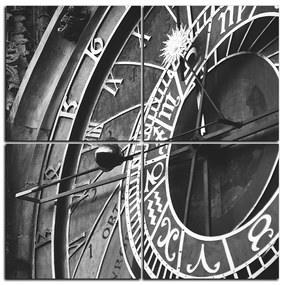 Obraz na plátně - Pražský orloj - čtverec 3113QD (100x100 cm)