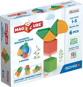 GEOMAG Magnetická stavebnice Magicube Shapes / 6 dílků / od 12 měsíců