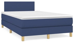 Box spring postel s matrací černá 120x190 cm textil 3269764