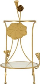 Designový odkládací stolek Haunani 40 cm zlatý