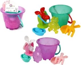 TEDDIES Sada na písek a k vodě / Kbelík, mlýnek a doplňky / plast / 20