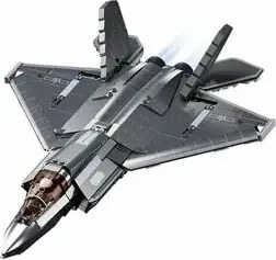 Sluban Model Bricks M38-B1186 Stealth Aircraft Metal J-35S / LEGO - ko