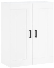 Skříň highboard lesklá bílá 69,5 x 34 x 180 cm kompozitní dřevo,  3200067