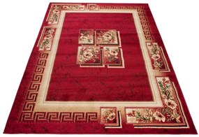 Kusový koberec ATLAS 4489B Červený Rozměr: 220x300 cm