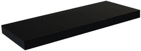 Nástěnná police Basic 60 cm, černá