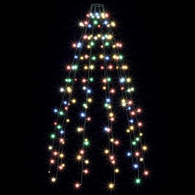 Světelná síť na vánoční stromek 150 barevných LED diod 150 cm 328868