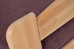 Dřevěná vyvýšená postel se zábranou LIBOR buk, 200x90