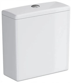 Cersanit Crea Clean On, oválná kombi mísa včetně Slim sedátka z duroplastu, bílá, K114-023