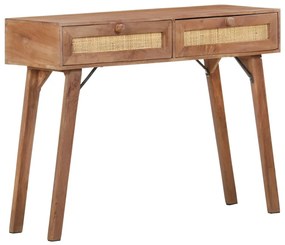 vidaXL Konzolový stolek 100 x 35 x 76 cm masivní mangovníkové dřevo