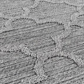 Ayyildiz, Kusový koberec Patara 4951 Grey – na ven i na doma, 80x150, šedá, chodba / předsíň