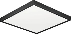 Eglo 901329 - LED Koup. stropní svítidlo FUEVA LED/10,5W/230V 22x22cm IP44 černá