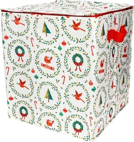 Úložný box na oblečení z recyklovaného plastu 32x32x35 cm Classic Christmas – Rex London