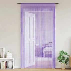 String Curtains 2 ks fialová 100x250 cm