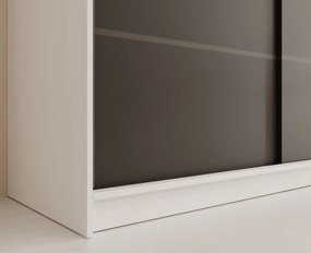ADRK Furniture Posuvná skříň Andy 250 ADRK-SW-AND-WB-250