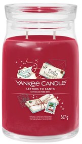 Yankee Candle Signature svíčka velká Letters to Santa, 567g