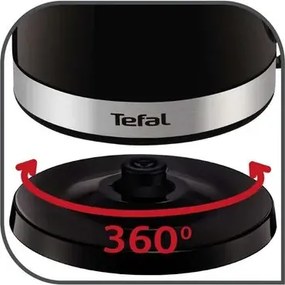 Tefal Delfini Plus KO150F30 rychlovarná konvice / 1.5l / 2400W / černá