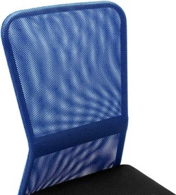 Kancelářská židle černá a modrá 44x52x100 cm síťovina textil 289511